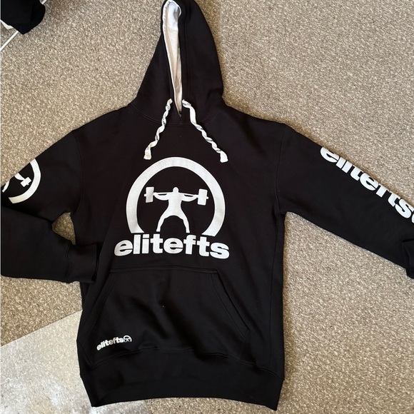 Elitefts | Shirts | Elitefts Black Hoodie | Poshmark